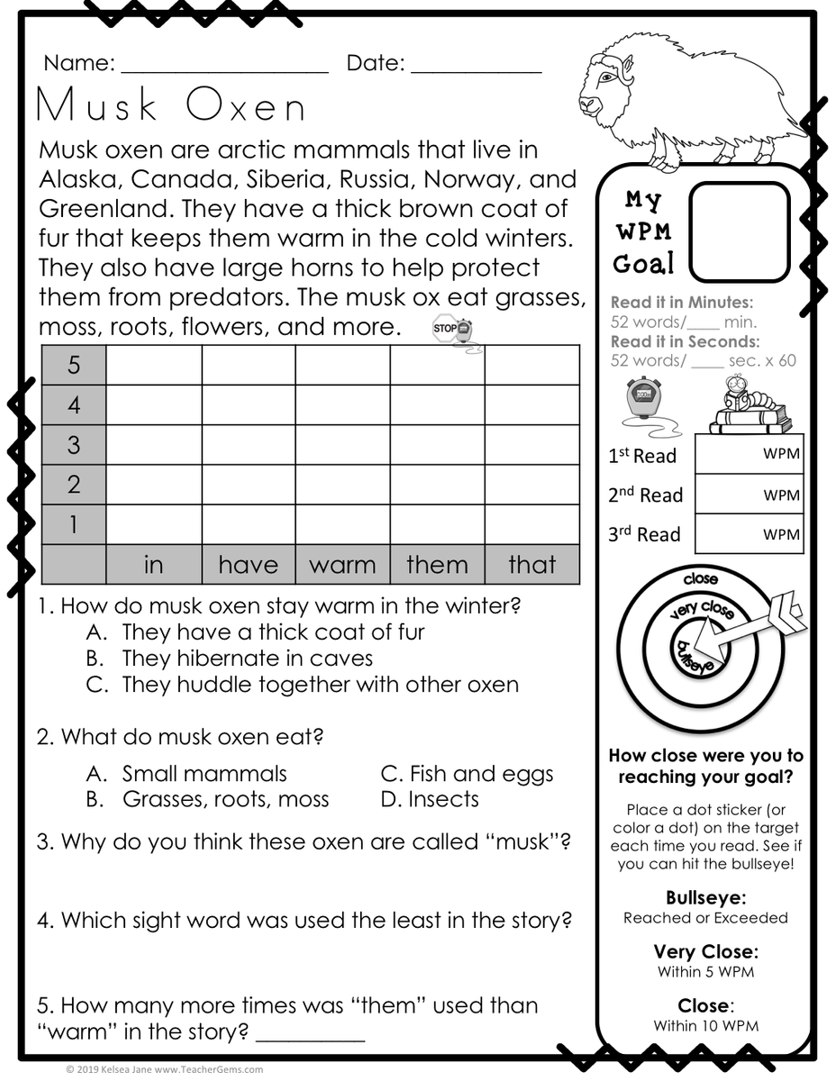 March Reading Passages - Polar Animals | Arctic Animals – Teacher Gems