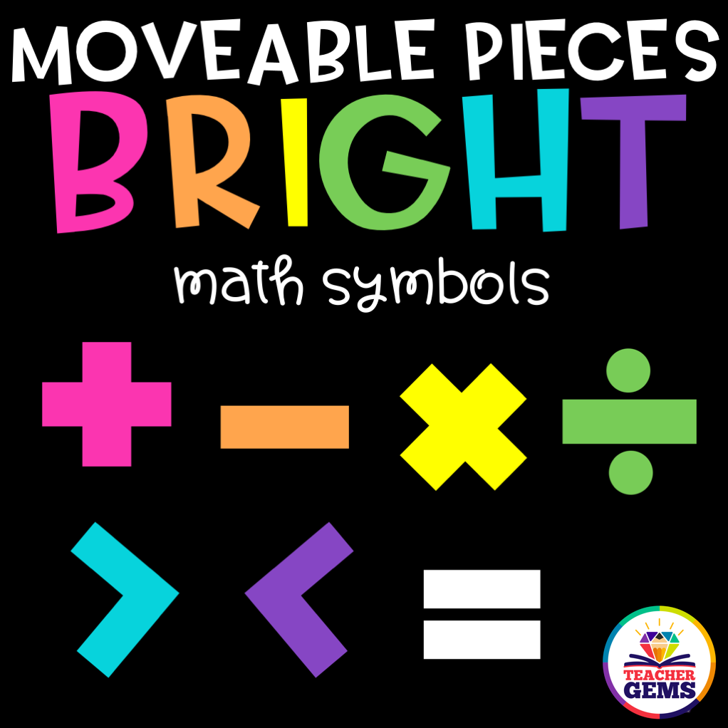 Maths Symbols Clip Art Clip Art Math Symbols | TPT