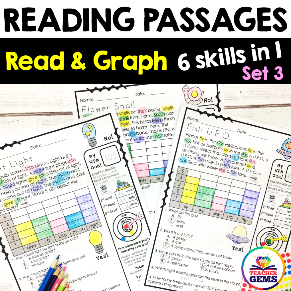 Monthly Reading Passages Bundle – Teacher Gems