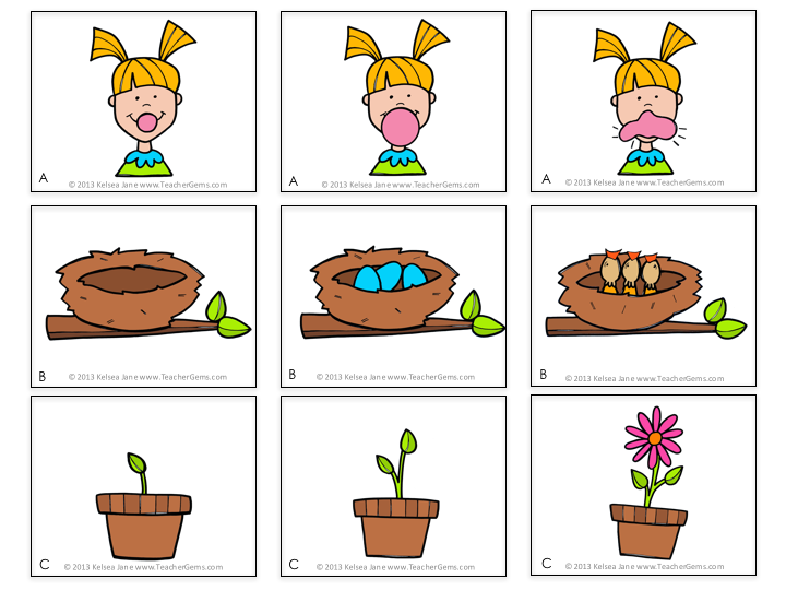 Sequencing Sort Writing Center 2nd Edition – Teacher Gems