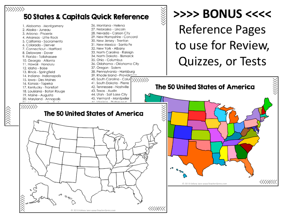 16 Southern States And Capitals With Maps USA States And Capitals Map