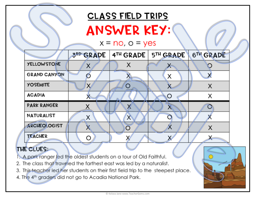 Travel Logic Puzzles – Teacher Gems